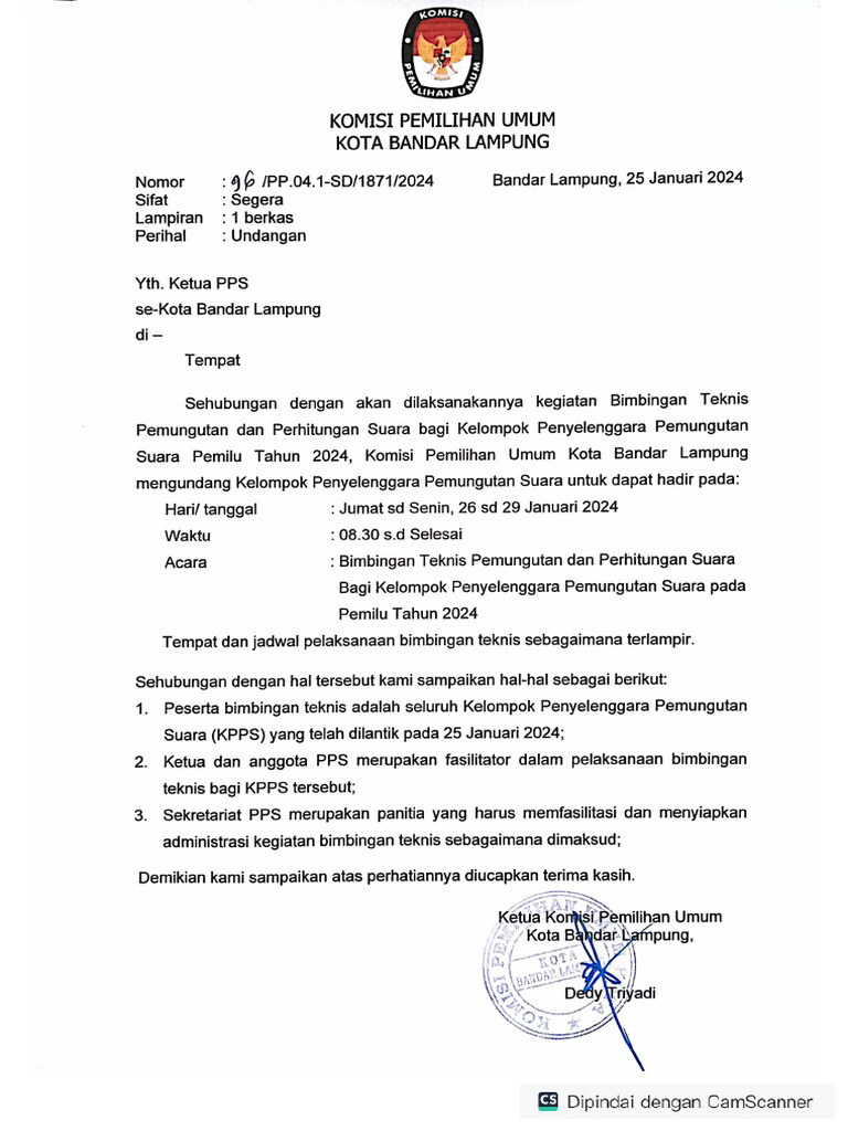 Contoh Undangan | PDF