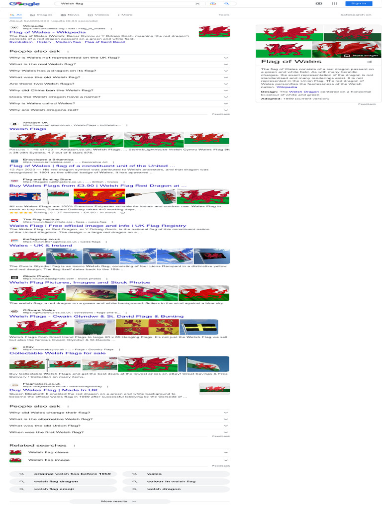 Welsh Flag - Google Search | PDF | Wales | Heraldic Beasts