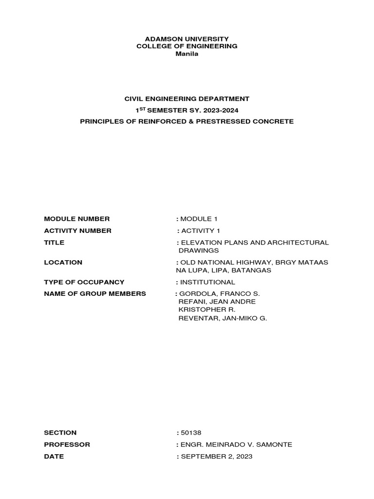 PRPC La1 Lab Gordola Refani Reventar 2 | PDF | Civil Engineering | Real ...