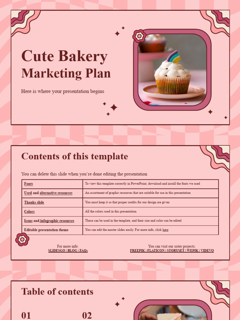 Cute Bakery Marketing Plan by Slidesgo | Download Free PDF | Innovation ...