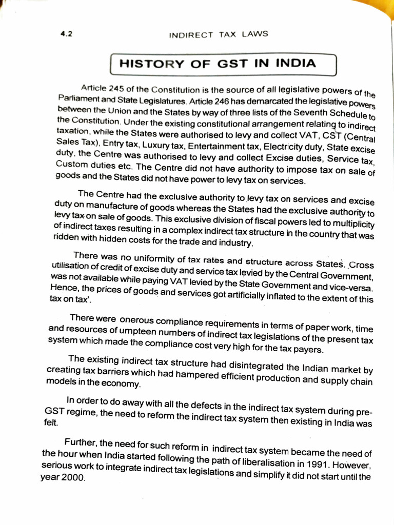 History of Indirect Tax | PDF | Taxes | Indirect Tax