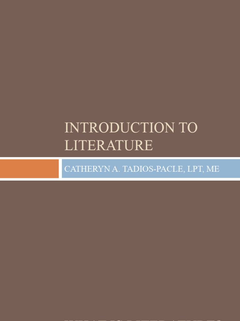 Critical Approaches - Literary Theory PowerPoint | PDF | Id | Psychoanalytic Theory
