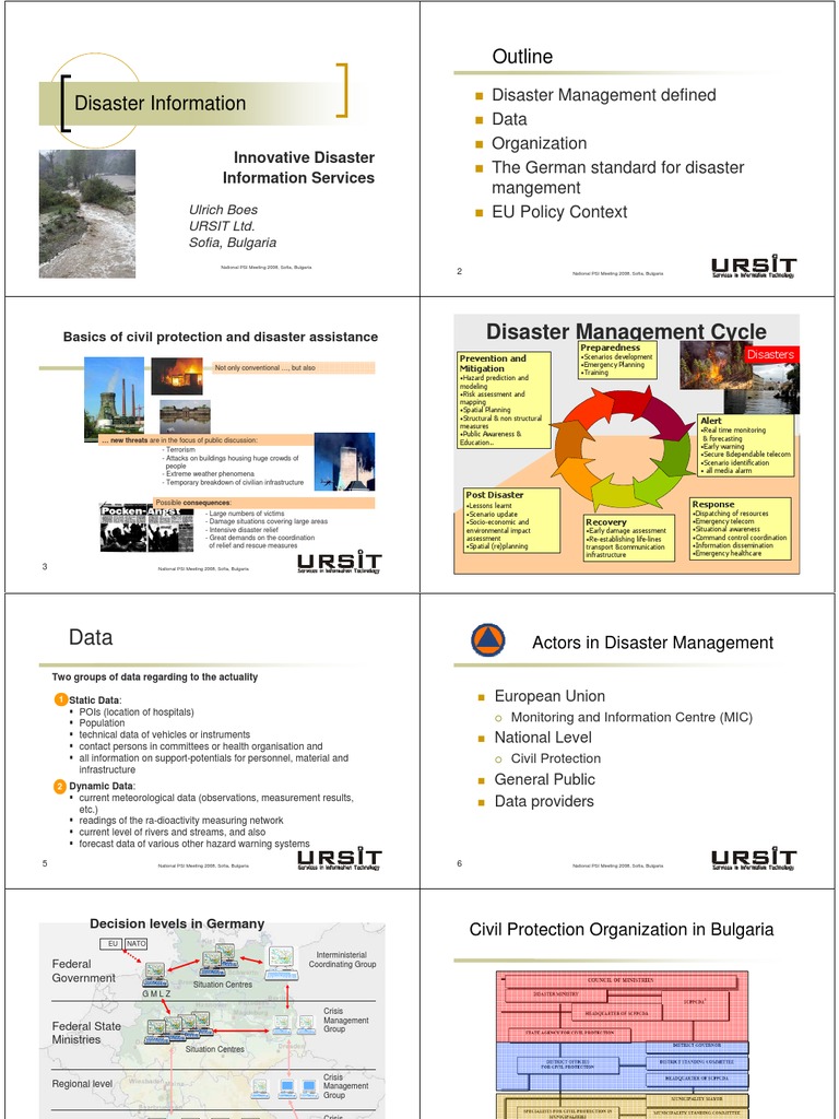 Outline: Disaster Management Cycle | PDF | Emergency Management ...