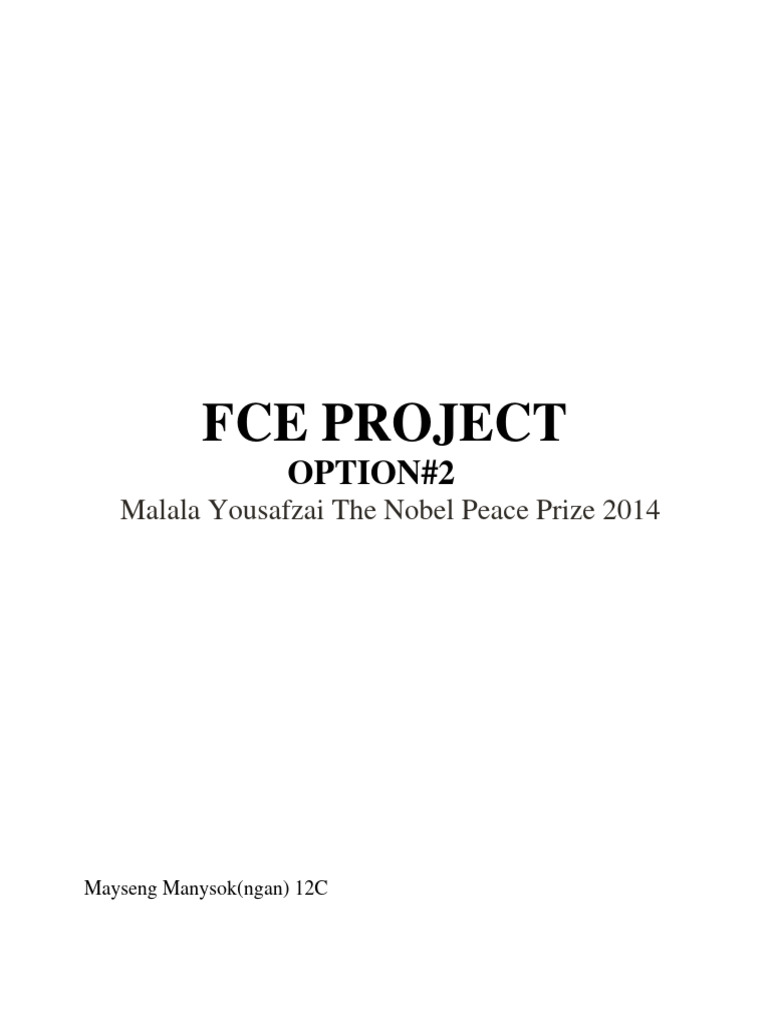 FCE Project Manyseng Manysok | PDF
