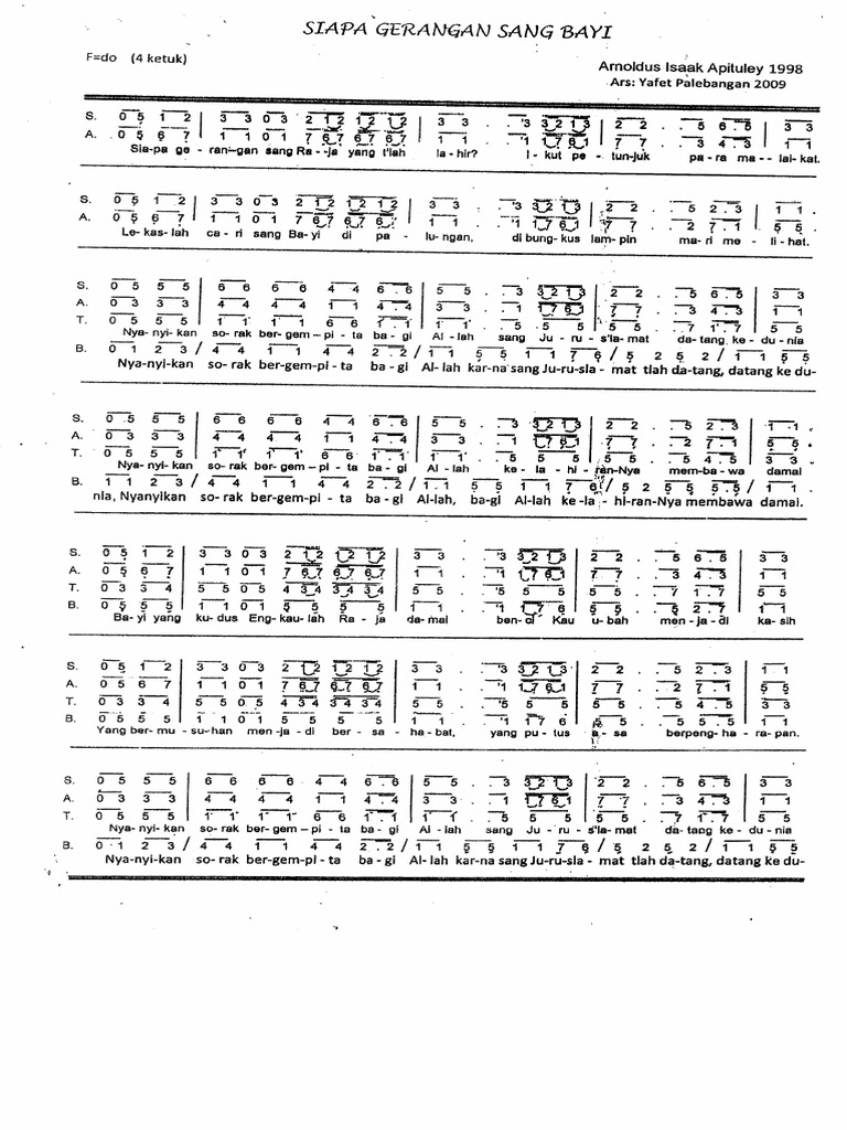 Siapa Gerangan Sang Bayi0001 | PDF