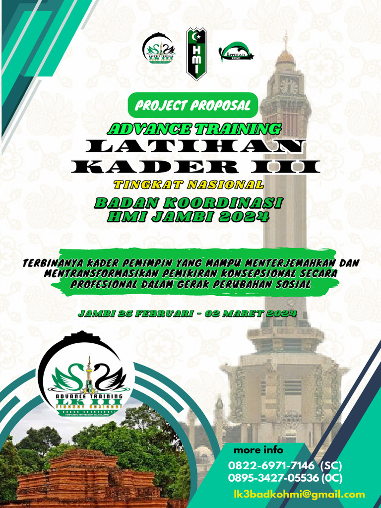 Proposal LK 3 Badko HMI Jambi-1 | PDF