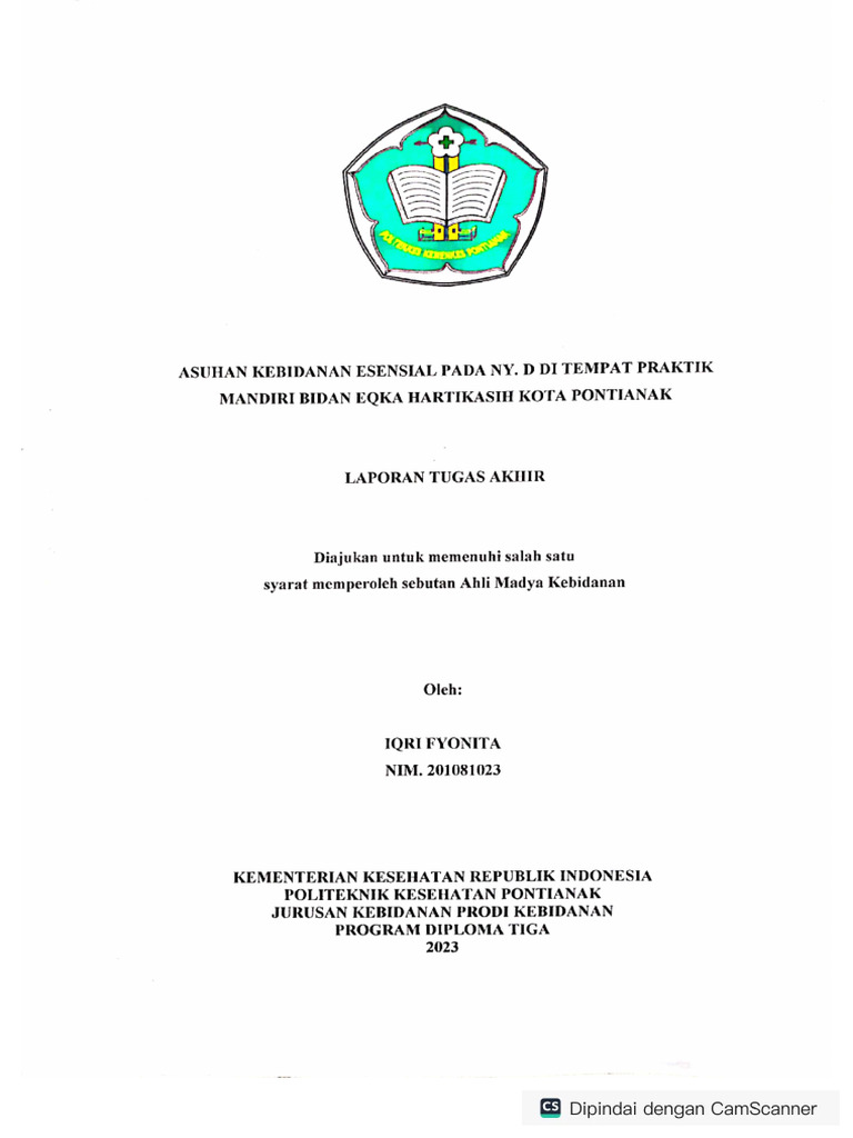 Cover Lta Dan Lembar Persetujuan | PDF