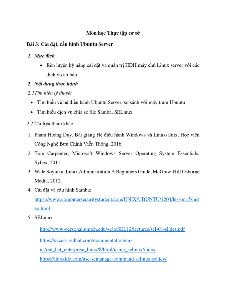 ATTT.2022.Thuc Tap Co So - Bai Thuc Hanh 3 | PDF