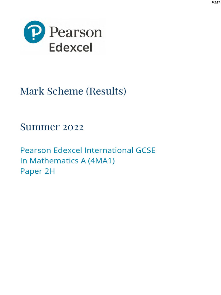 June 2022 MS P2 | PDF | Mathematics | Elementary Mathematics