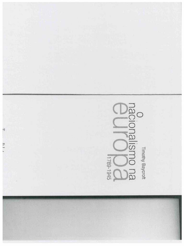 Baycroft - O Nacionalismo Na Europa | PDF