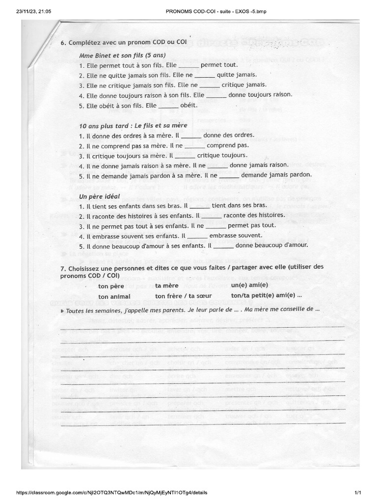 Exercices Cod Et Coi | PDF