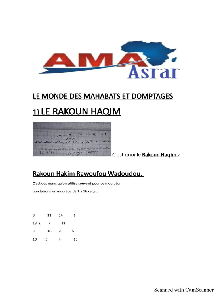 Rakoun Hakim 2 | PDF