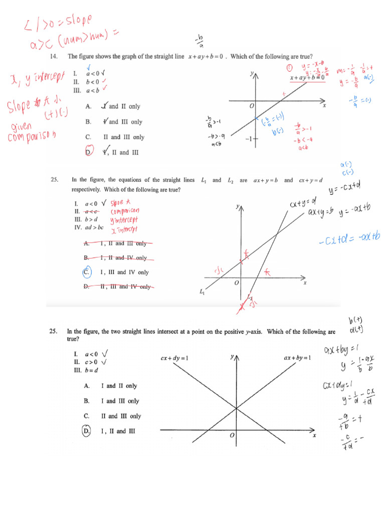 DSEPP - Equations of Straight Lines | PDF