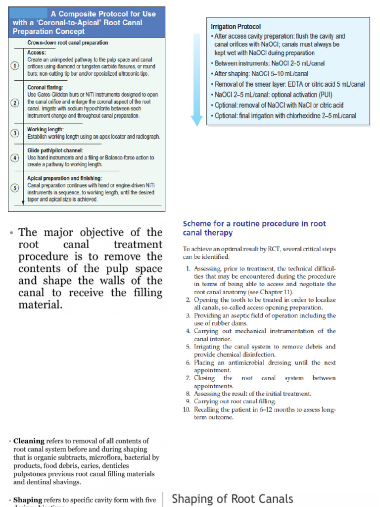 Crown Down Technique Română | PDF