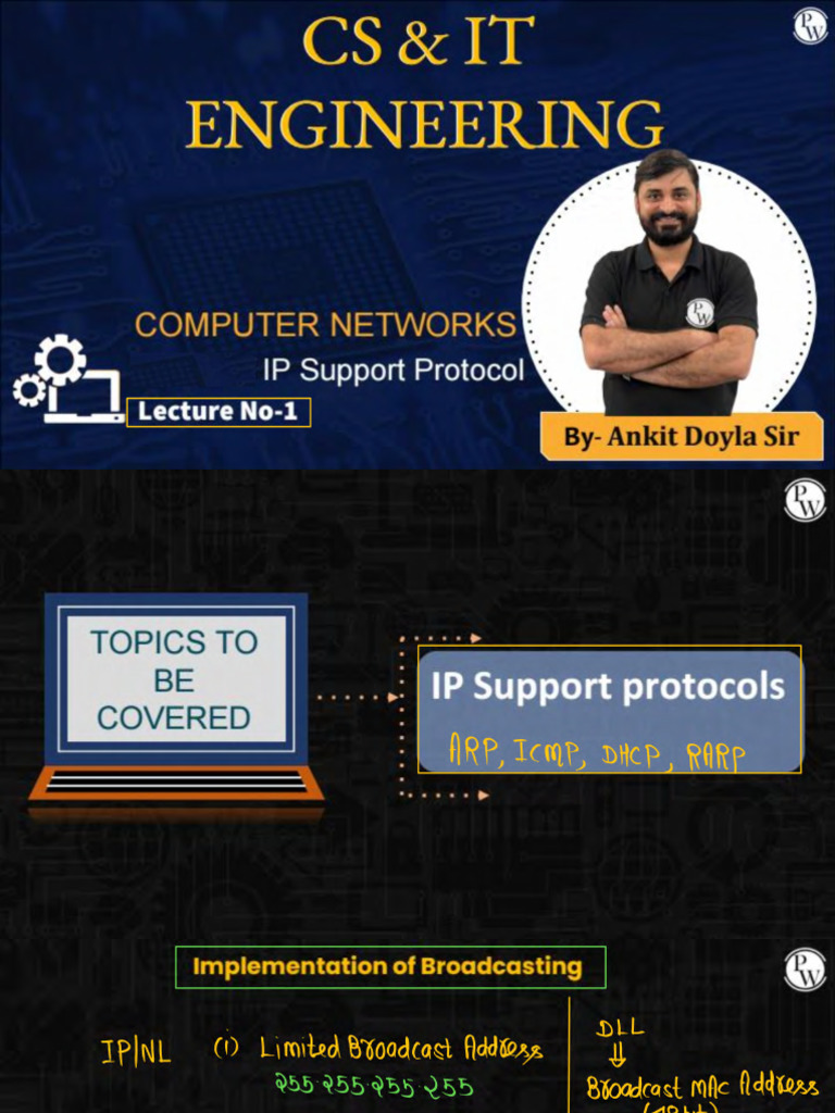 IP Support Protocol 01 - Class Notes | PDF