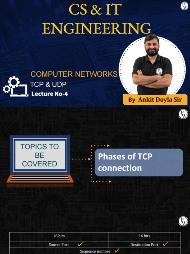 TCP & UDP 04 - Class Notes | PDF