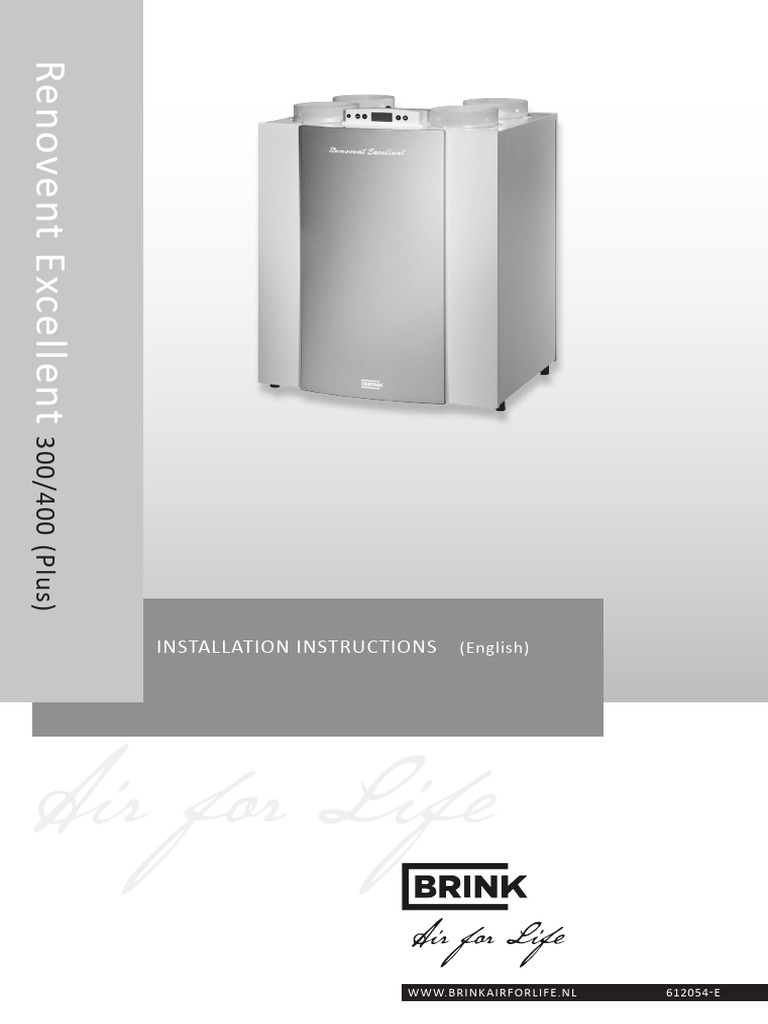 Renovent Excellent 300 - 400 (Plus) | PDF | Ac Power Plugs And Sockets ...