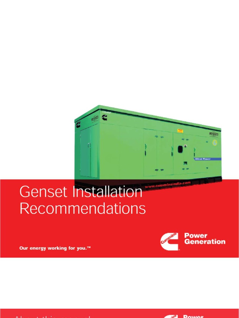 Genset Installation Guidelines | PDF