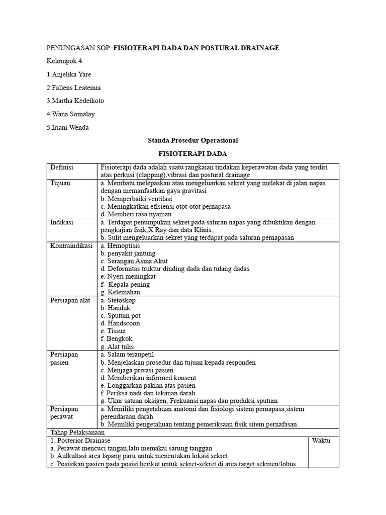 Kelompok 4 Sop KMB | PDF | Kajian Bahasa Asing