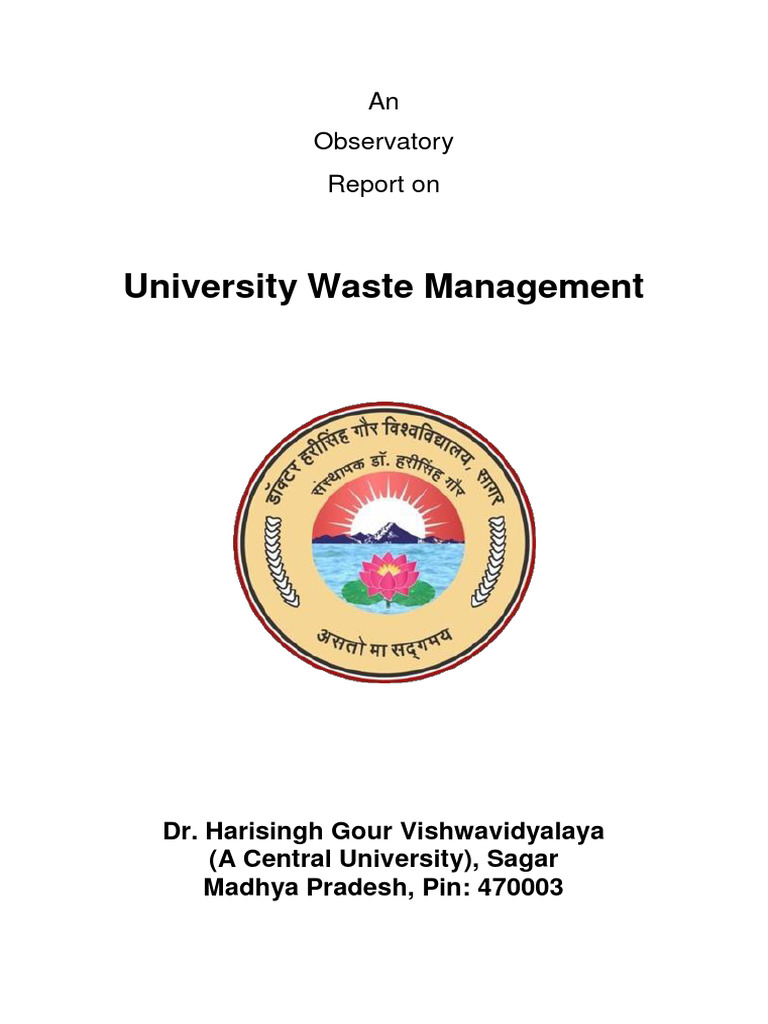 Waste Managment Final Report | PDF | Waste | Recycling