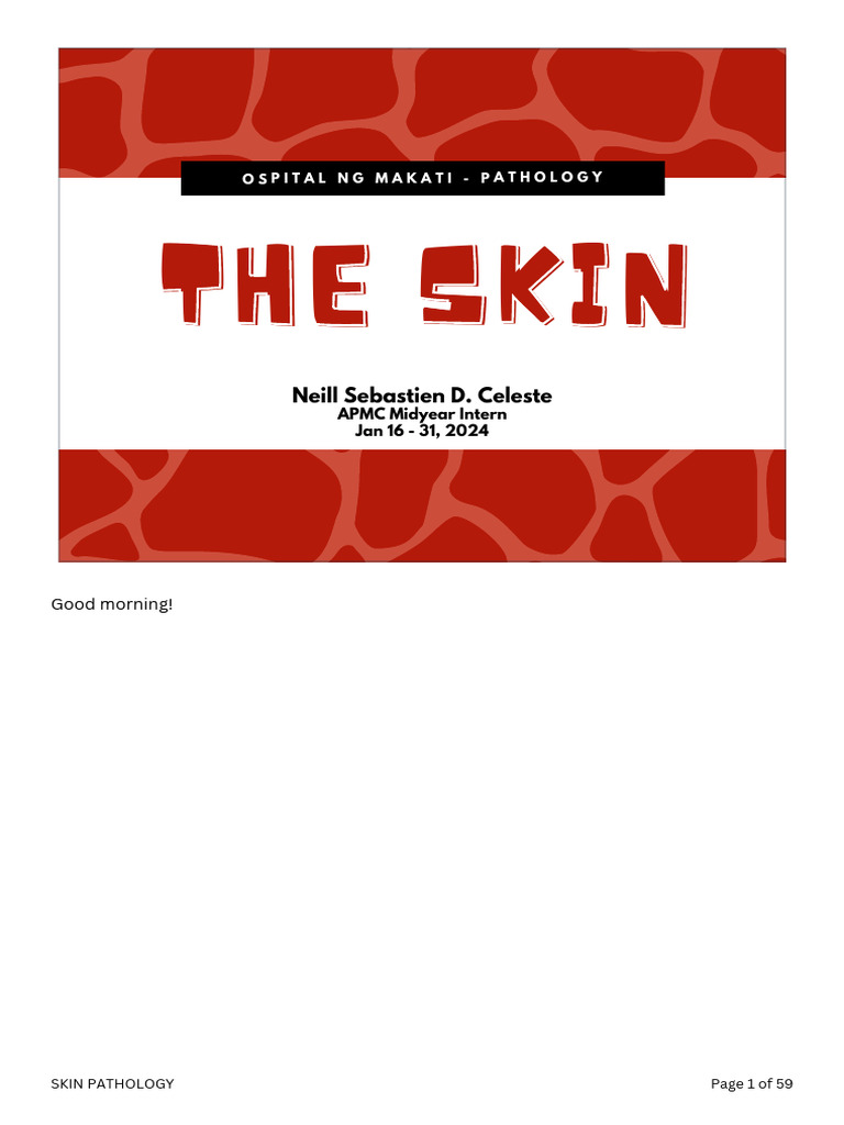 Skin Pathology | PDF | Melanoma | Ultraviolet