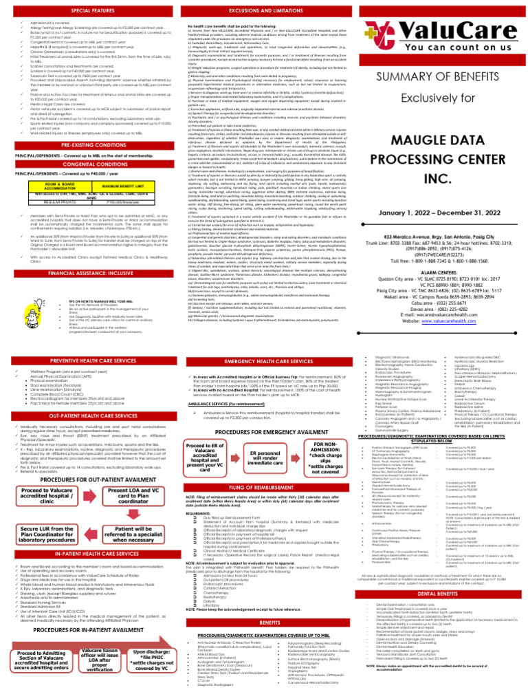 Maugle Data Processing Center Inc. Flyers 2021 | PDF | Patient ...