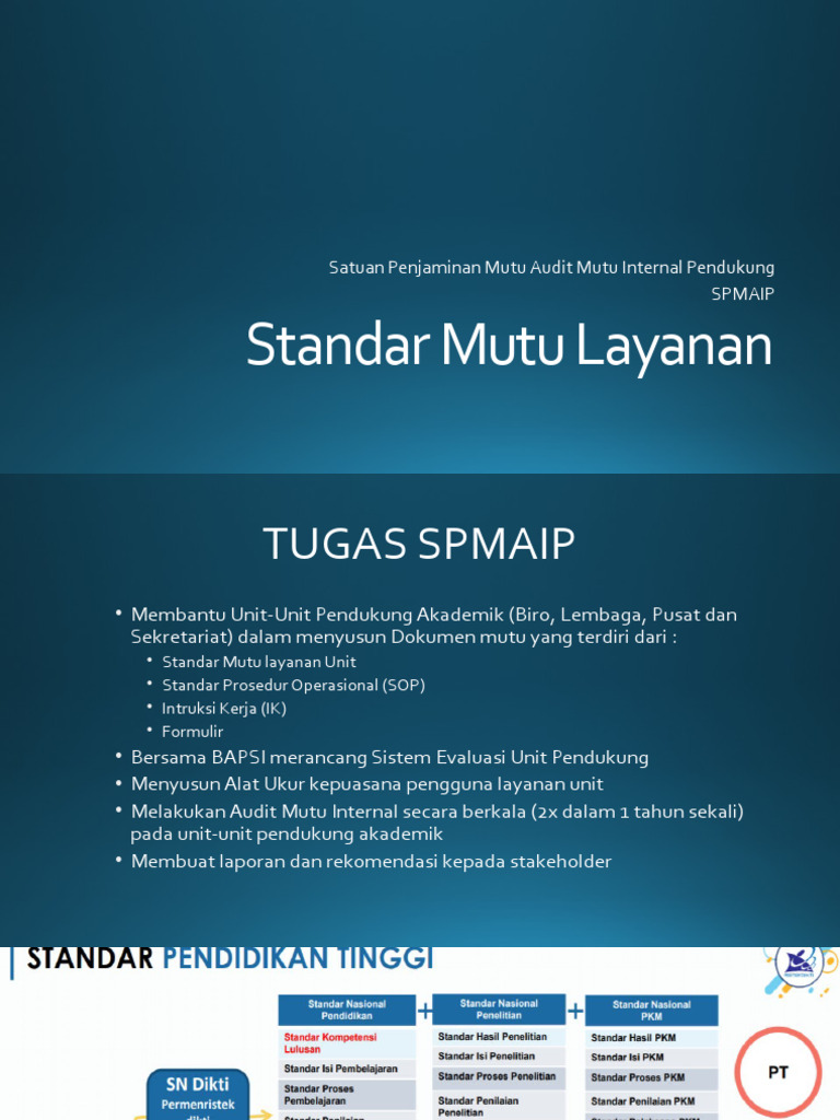 Standar Mutu Layanan | PDF