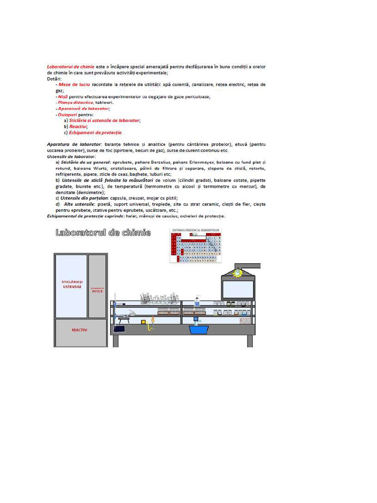 22laboratorul De Chimie Ustensile De Laborator Pdf