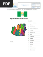 Mapa de Escuintla Con Sus Municipios | PDF