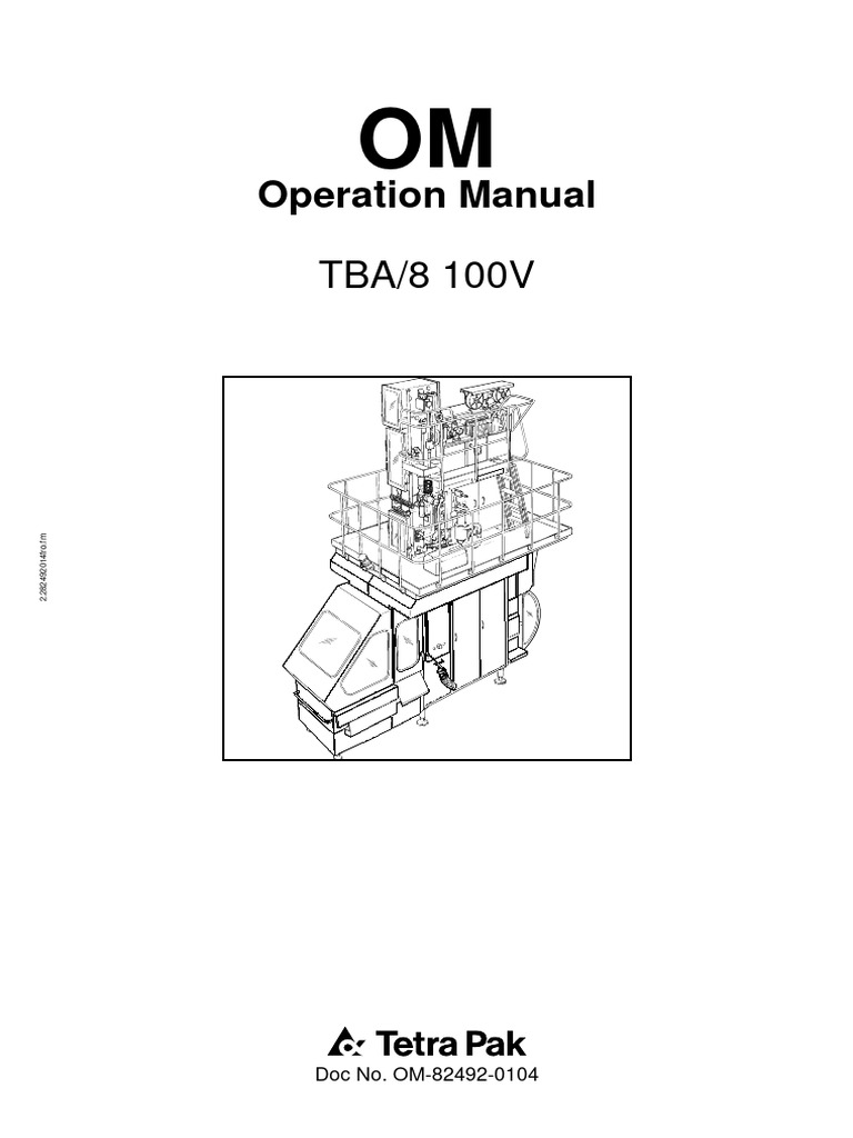Operation Manual: TBA/8 100V | PDF | Hydrogen Peroxide