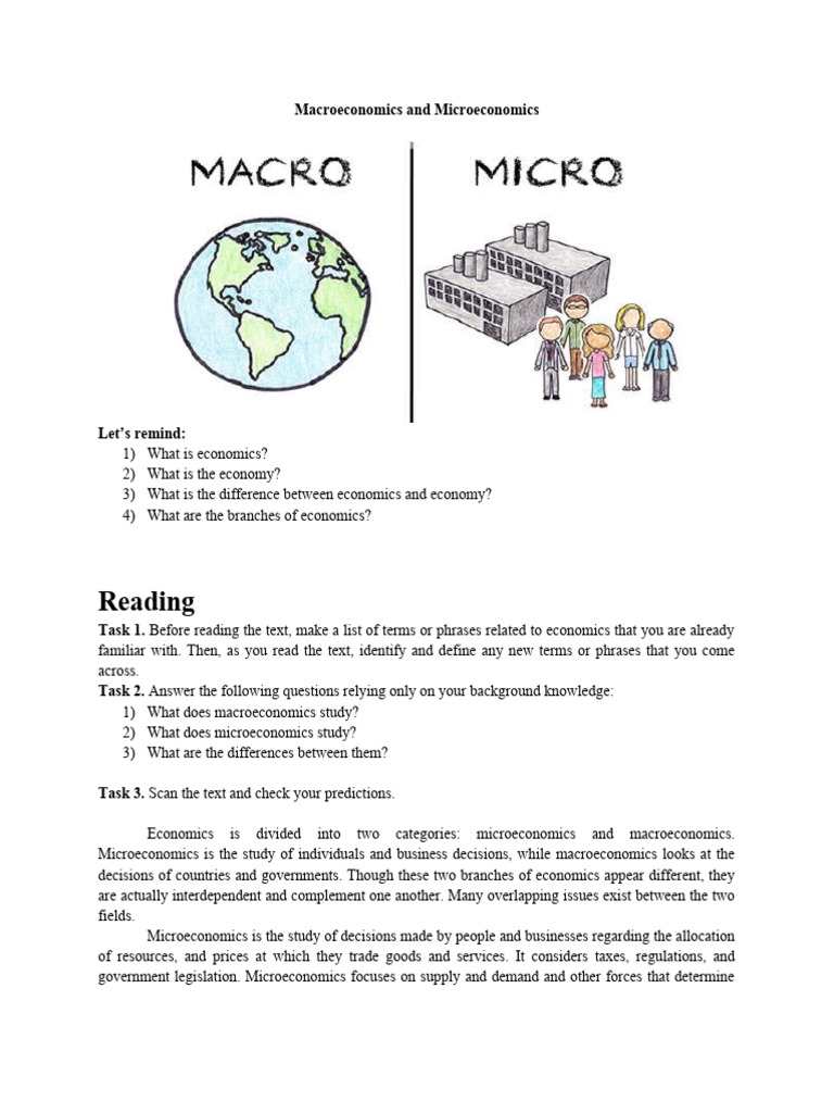 Macro Microeconomics | Download Free PDF | Economics | Macroeconomics
