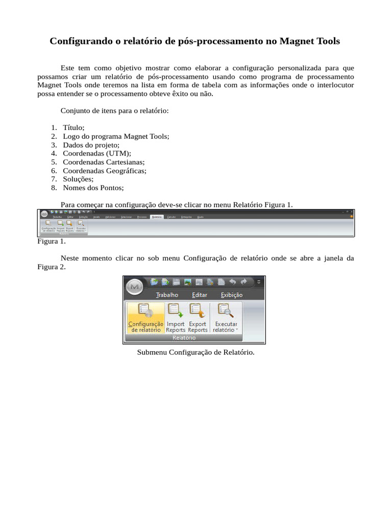 Tutorial Relatório | PDF | Sistema de Posicionamento Global (GPS ...
