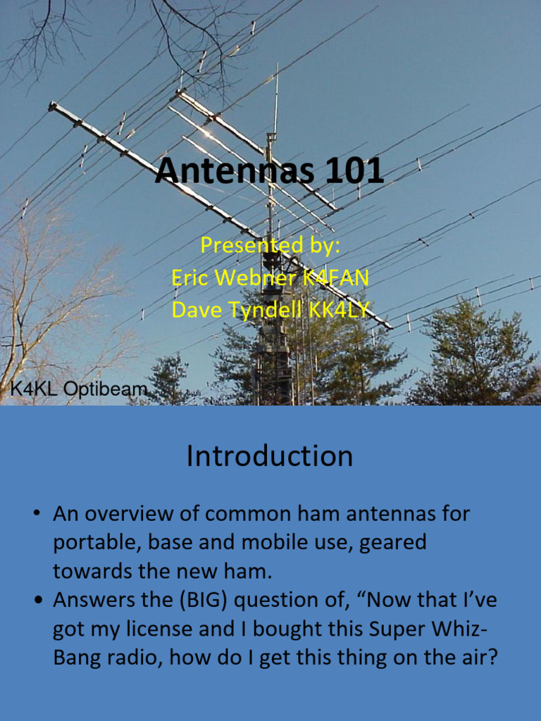 Antennas 101 | PDF | Antenna (Radio) | Oscillation