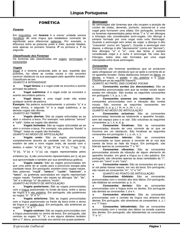 Apostila de Portugues para Concursos | PDF