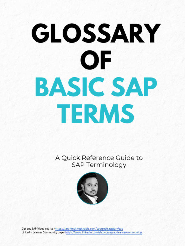 SAP Glossary of Terms 1704491076 | PDF | Enterprise Resource Planning | Service Oriented ...
