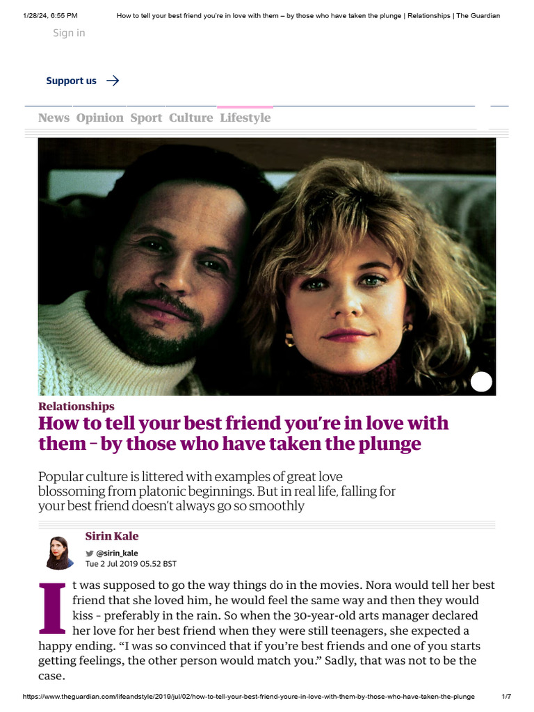 How To Tell Your Best Friend You're in Love With Them - by Those Who ...