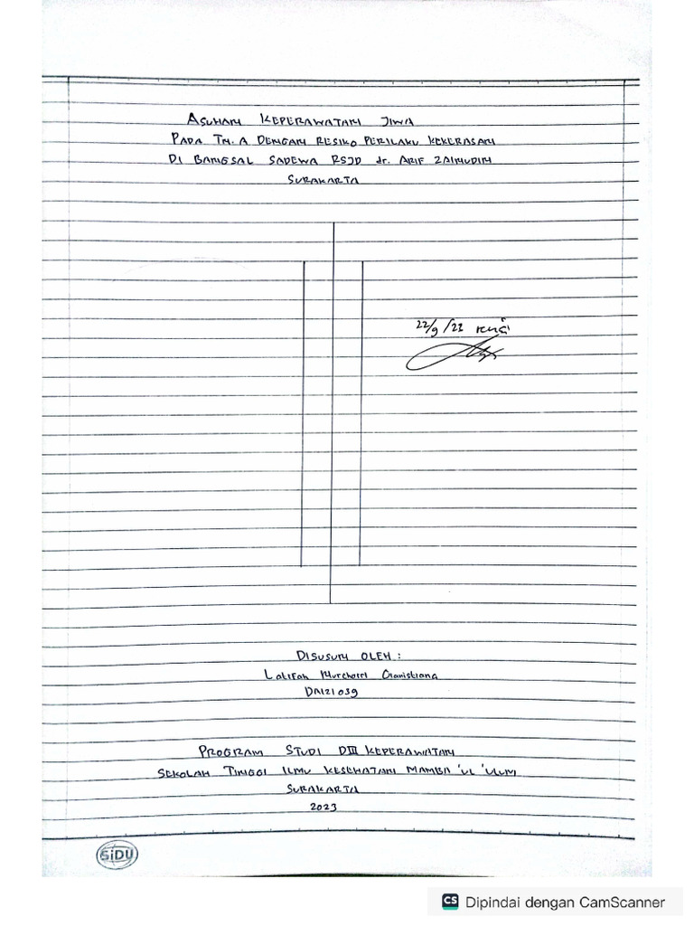 Askep RPK Latifah | PDF