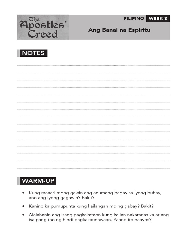 w3 Holy Spirit Filipino Ebook | PDF