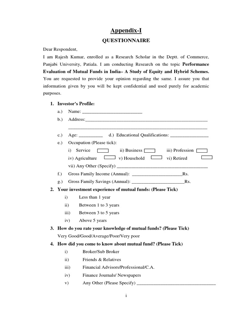 19 Appendix | PDF | Investment Fund | Exchange Traded Fund