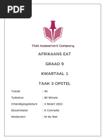 How Om 'N Dekbrief en CV Te Skryf | PDF