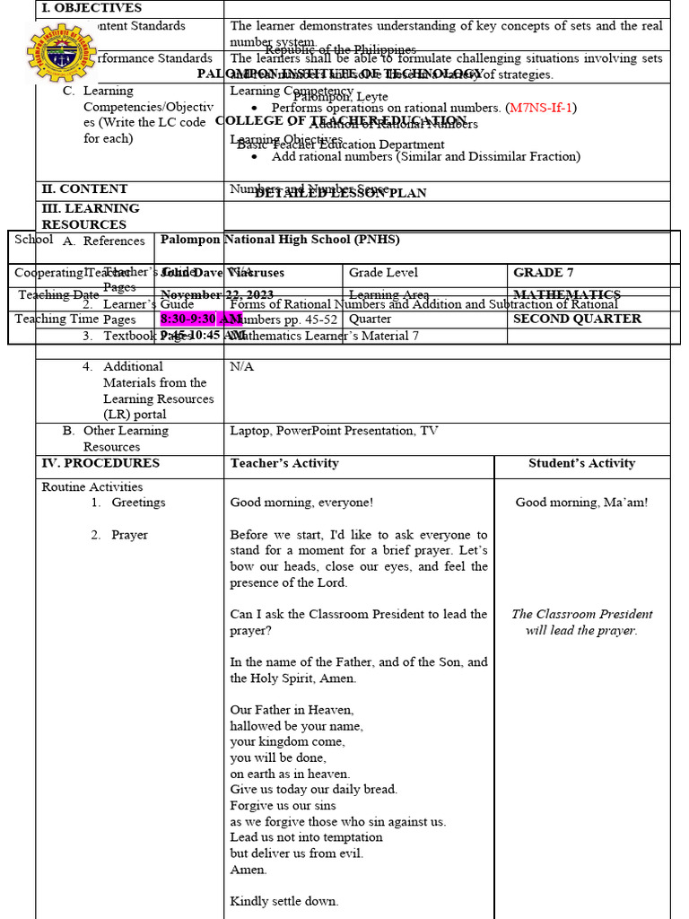 Addition of Rational Numbers (Similar and Dissimilar Fraction) Final ...