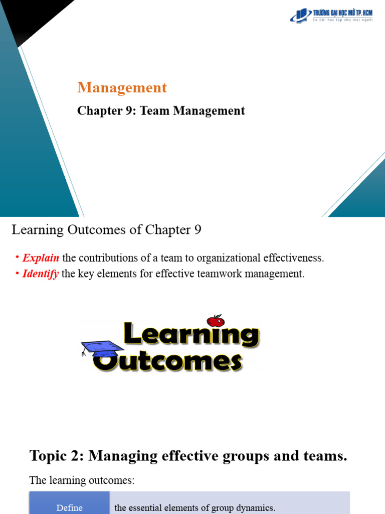 QTHTA - C9 - CD9.2 - Managing Effective Groups and Teams | PDF | Group Cohesiveness | Cognitive ...