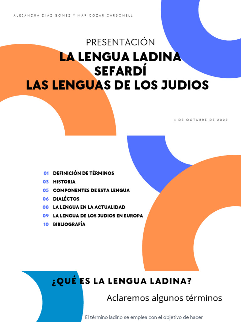 Presentación Ladino | PDF