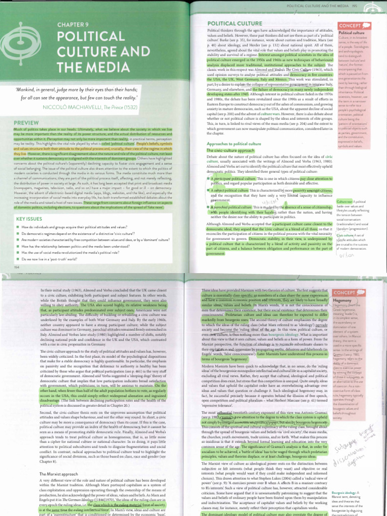 Chapter 9 Political Culture and The Media-2 | PDF | Marxism | Antonio ...