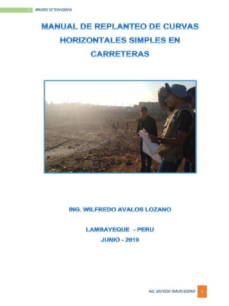 Replanteo de Curvas Simples | PDF