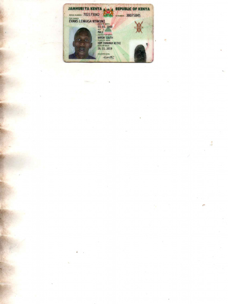 Scanned Id | PDF
