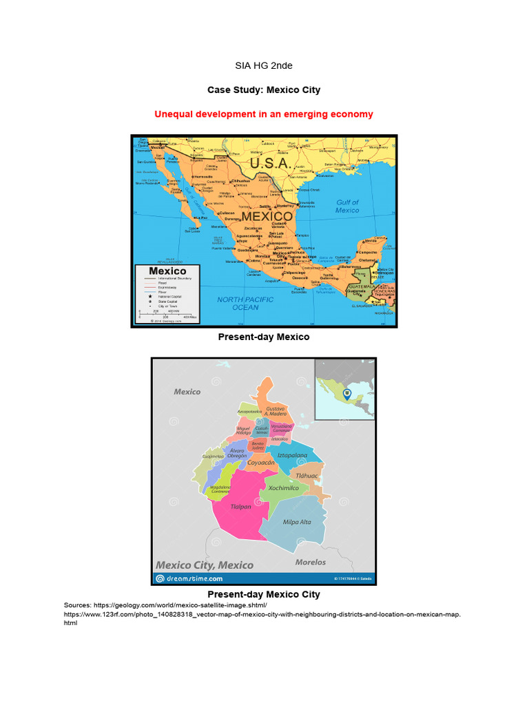 Inequality in Mexico City's Development | PDF | Mexico City | Mexico