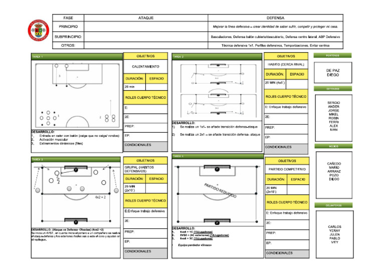 Sesion 1 VS Atco Laguna | PDF