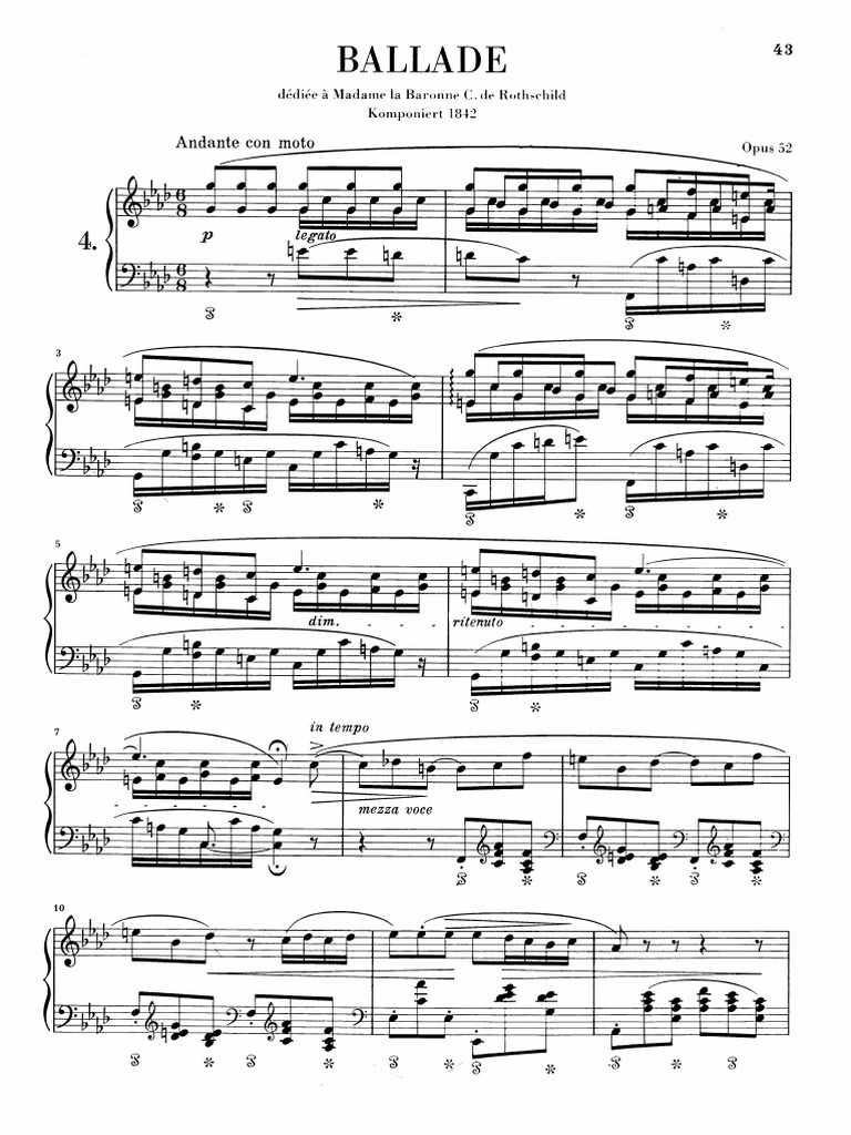 IMSLP834633-PMLP1649-Chopin Op52 Ballade No4 Henle | PDF