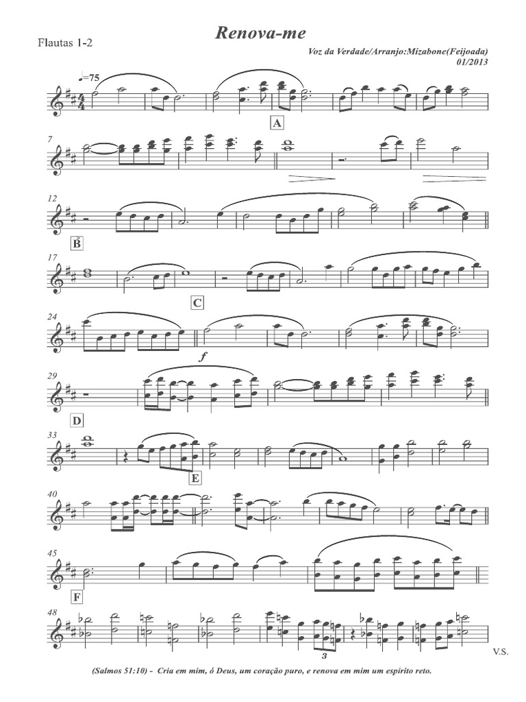 Renova Me Voz Da Verdade | PDF